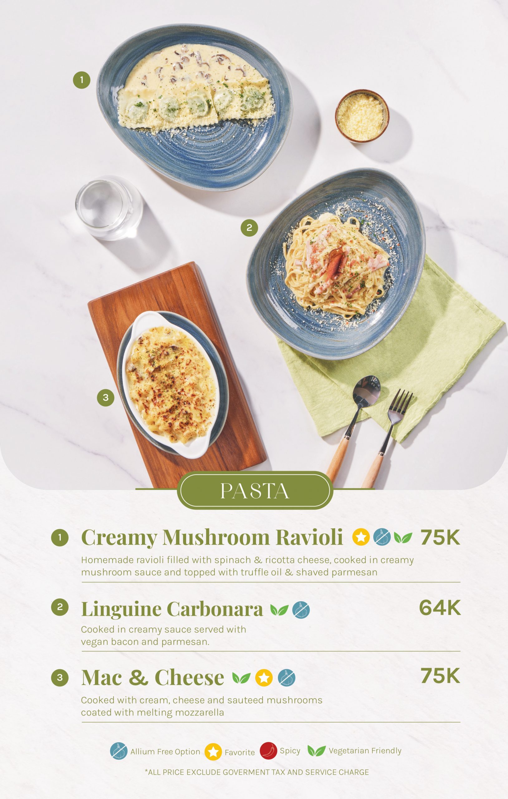 Menu | Naughty Olive