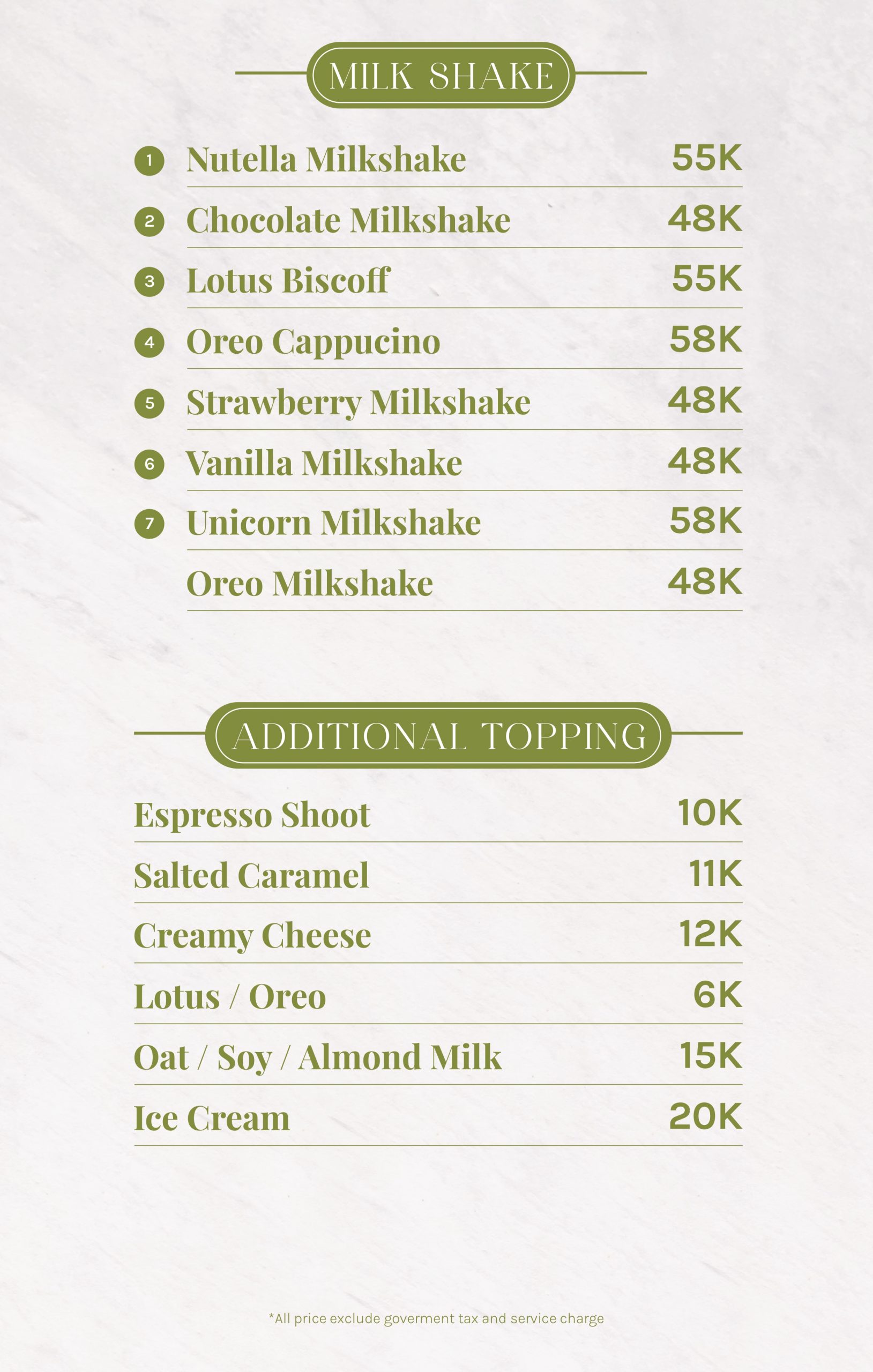 Menu | Naughty Olive